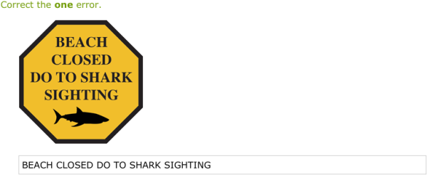 IXL | Correct errors with signs | 6th grade language arts