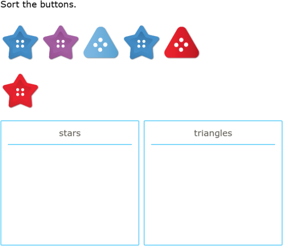 IXL | Classify and sort by shape - 2 categories | Kindergarten math