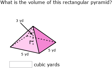 IXL | Volume of pyramids | 8th grade math