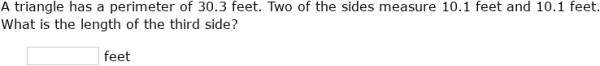 IXL | Perimeter with decimals | 6th grade math