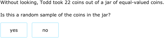 IXL | Identify representative, random, and biased samples | 6th grade math