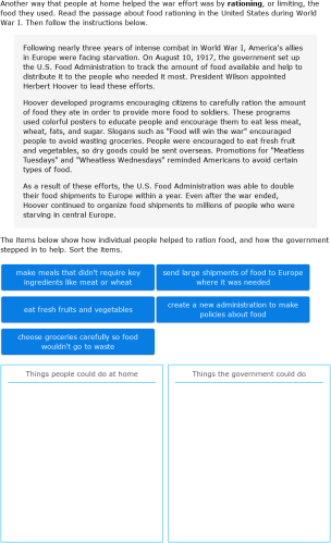IXL | World War I: the Great War | 7th grade social studies