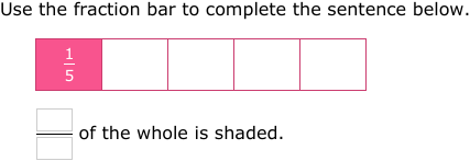 IXL | Understand fractions: fraction bars | 3rd grade math