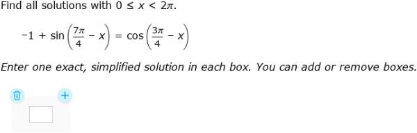 IXL - Solve trigonometric equations using sum and difference identities ...