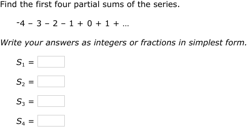 IXL - Introduction to partial sums (Algebra 2 practice)