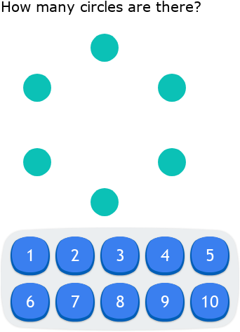 IXL | Count shapes in rings - up to 7 | Kindergarten math