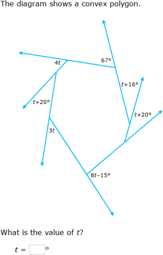 IXL - Exterior angles of polygons (Geometry practice)