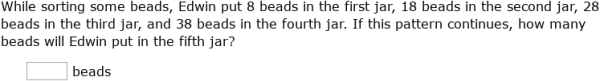 IXL | Number patterns: word problems | 4th grade math