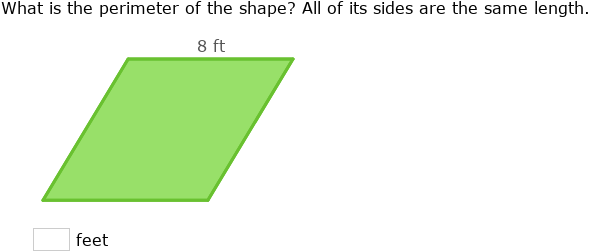 IXL | Perimeter of polygons with up to 6 sides | 3rd grade math