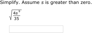 IXL - Simplify radical expressions involving fractions (Algebra 2 practice)