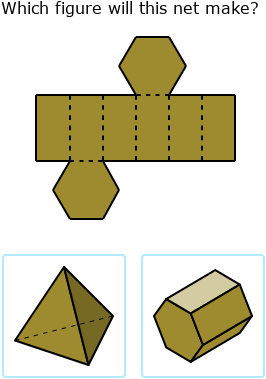 IXL | Nets of three-dimensional figures | 6th grade math