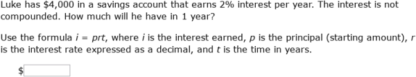 IXL | Simple interest | 6th grade math