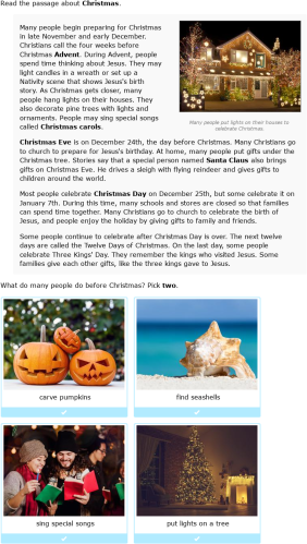 IXL | Christmas | 4th grade social studies