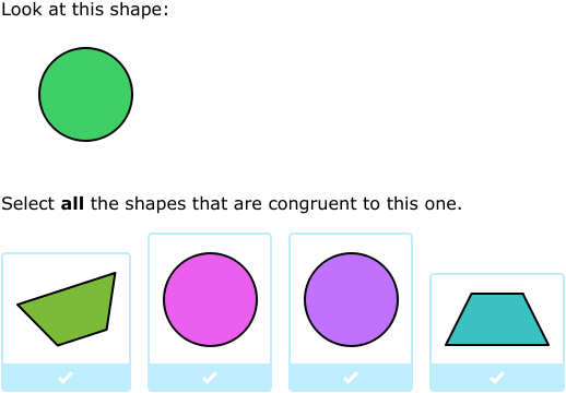 IXL | Identify congruent and similar figures | 5th grade math