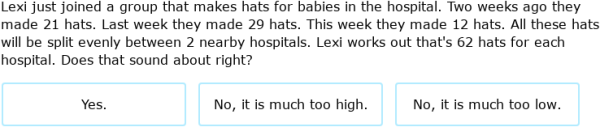 IXL | Multi-step word problems: identify reasonable answers | 6th grade ...