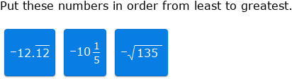 IXL | Compare and order rational and irrational numbers | 8th grade math