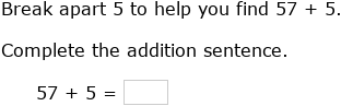 IXL | Break apart a one-digit number to add | 2nd grade math