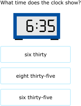 IXL | Match digital clocks and times | 2nd grade math