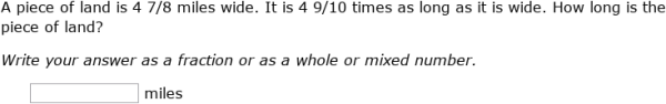 IXL | Multiply fractions and mixed numbers: word problems | 6th grade math