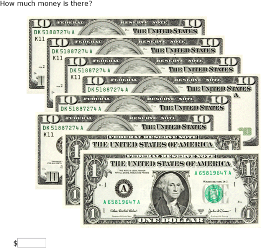 IXL | Count money - $1 and $10 bills | 2nd grade math