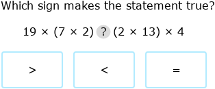 IXL | Inequalities with multiplication | 4th grade math