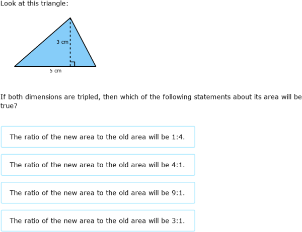 IXL | Perimeter and area: changes in scale | 8th grade math