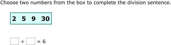 IXL | Division facts up to 10: select the missing numbers | 3rd grade math