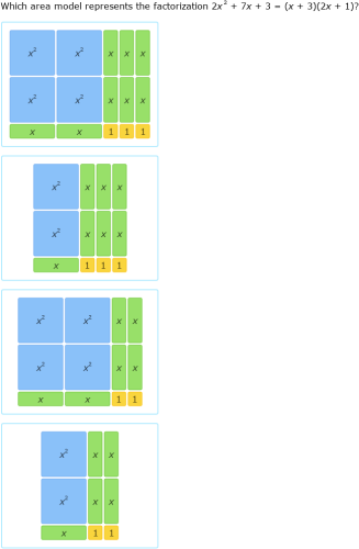 IXL - Factor quadratics using algebra tiles (Algebra 1 practice)