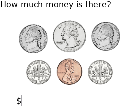 IXL | Count coins and bills - up to $10 bill | 3rd grade math