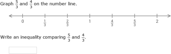 IXL | Graph and compare fractions with like numerators or denominators ...