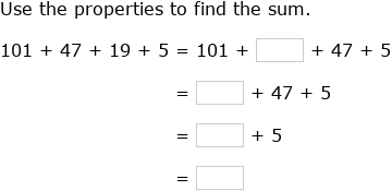 IXL | Add using properties | 5th grade math