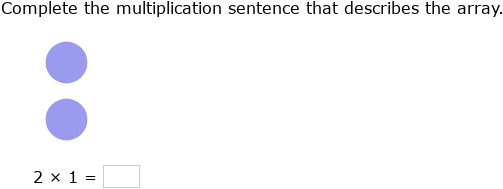IXL | Write multiplication sentences for arrays: multiply by 2 | 3rd ...