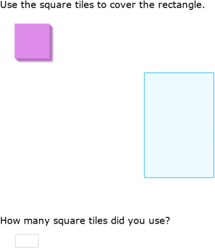 IXL | Tile a rectangle with squares | Kindergarten math