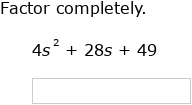 IXL | Factor quadratics: perfect squares | 8th grade math