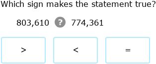 IXL | Compare numbers up to one million | 4th grade math