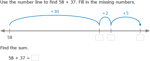 IXL | Use number lines to add and subtract two-digit numbers | 2nd ...