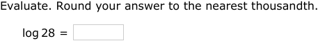 IXL - Evaluate logarithms (Algebra 2 practice)