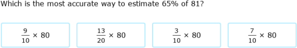 IXL - Estimate percents of numbers (Algebra 1 practice)