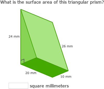 IXL | Surface area of prisms and pyramids | 6th grade math
