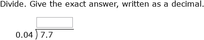 IXL | Division with decimals | 5th grade math