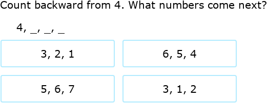 IXL | Count forward and backward - up to 20 | 1st grade math