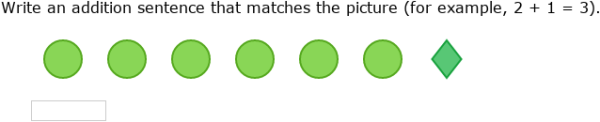 IXL | Write addition sentences to describe pictures - sums to 10 | 2nd ...