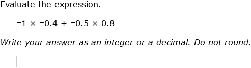IXL | Evaluate numerical expressions involving rational numbers | 7th ...