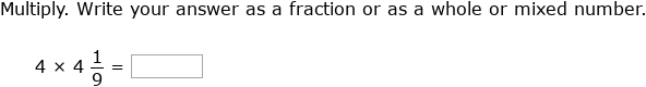 IXL | Multiply mixed numbers and whole numbers | 6th grade math