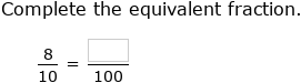IXL | Fractions with denominators of 10 and 100 | 4th grade math