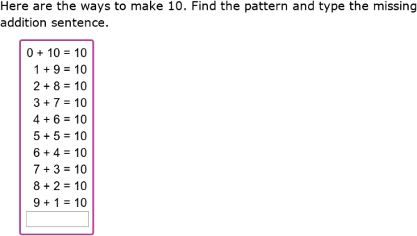 IXL | Addition sentences with sums of 10 | 1st grade math