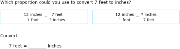 IXL | Convert customary units using proportions | 6th grade math
