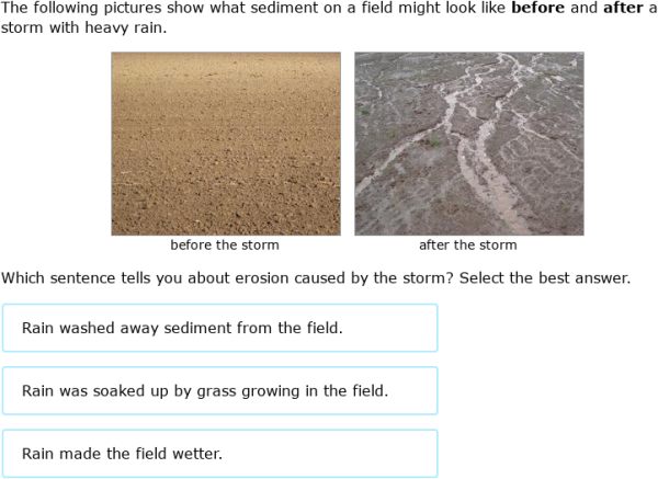 IXL | Changes to Earth's surface: erosion | 3rd grade science