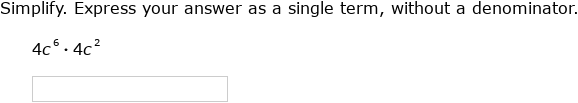 IXL | Multiplication with exponents | 8th grade math