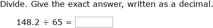 IXL | Divide whole numbers and decimals by two-digit whole numbers ...